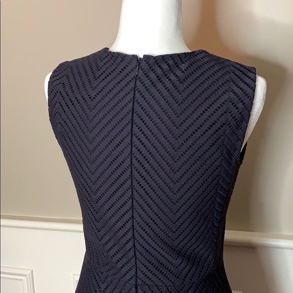 Tory Burch | Dresses | Tory Burch Fit Flare Navy Blue Dress | Poshmark
